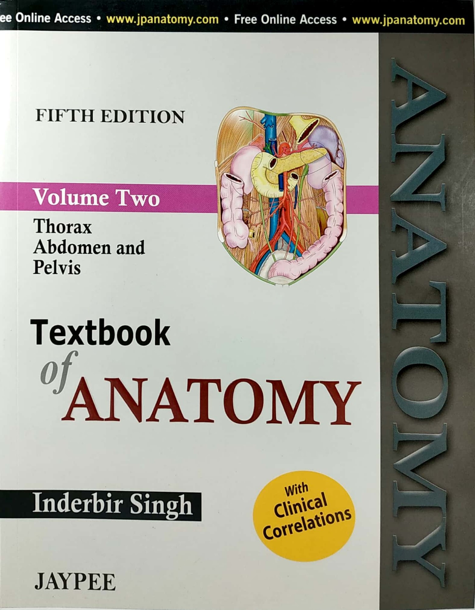 Textbook of Anatomy | Inderbir Singh | 5th edtion | Jaypee